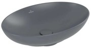Villeroy & Boch Loop&Friends - Umyvadlo na desku, 56x38 cm, s přepadem, CeramicPlus, Graphite 4A4700i4