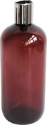 Dávkovač na mýdlo 500 ml hnědý s černo-stříbrným DISC TOP BELA