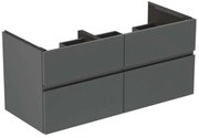 Ideal Standard Finesse - Umyvadlová skříňka, 120x51x55 cm, 4 zásuvky, matný antracit E3399Y2