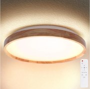 Brilagi -LED Stmívatelné svítidlo ALSON LED/72W/230V 3000-6500K dub pr. 78 cm+DO