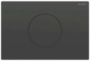 Geberit Sigma10 - Elektronické ovládání splachování, síťové napájení, černá 115.907.DW.6