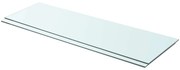 Policové desky 2 ks sklo čiré 90 x 30 cm 3051581