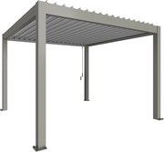 Biohort Pergola 3,5 x 3,5 křemenově šedá/stříbrná 367,5 x 367,5 cm