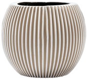 Capi Nature Groove Vase Ball Ivory Ø 12 cm / V 10 cm