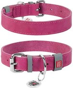 Obojek kůže 20mmx30-39cm WAUDOG růžový