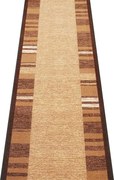 Kusový koberec GENEVE hnědá 67 x 250 cm