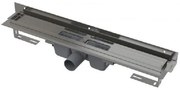 Alca - Sprchový žlab Flexible 105 cm, s nastavitelným límcem ke stěně, nerez APZ4-1050