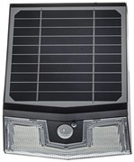 Exteriérové ​​solární nástěnné LED svítidlo Solar, 1x LED 7w, černá, pohybový senzor