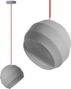 Toolight - Stropní lampa 1xE27 APP382-1CP, šedá, OSW-05014