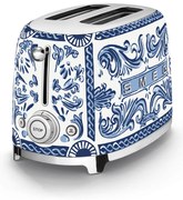 Smeg Dolce&Gabbana Toustovač 2x2 Blu Mediterraneo TSF01DGBEU