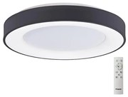 Azzardo AZ4995 - LED Stmívatelné stropní svítidlo SANTANA LED/80W/230V černá +DO