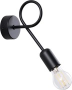 Sollux Lighting Nástěnné svítidlo LOOP černé