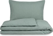 Kvalitex Mušelínové povlečení světle zelené 1x 140/200, 1x 70/90cm