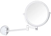 Bemeta Design WHITE: Kosmetické zrcátko, ø 200 mm, oboustranné - 112201514