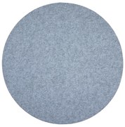 Vopi, Kusový koberec Quick step šedý kruh, 57x57 (průměr) kruh, šedá, chodba / předsíň