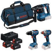 Bosch - 8dílná sada AKU nářadí, baterií a nabíječky 0615A50093