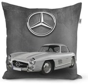 Sablio Polštář Mercedes-Benz 300 SL Šedé pozadí - 40x40 cm