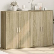 Příborníky 2 ks dub sonoma 60 x 31 x 84 cm kompozitní dřevo 3276569