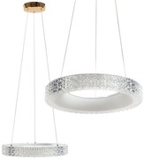 Toolight Závěsné LED osvětlení Urban B2 MS001-CP 40 cm růžová zlatá