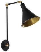 Černé nástěnné svítidlo ø 20 cm Chicago – Opviq lights