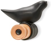 Černý nástěnný háček Bonami Essentials Bird