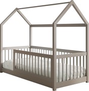 ADRK Furniture Postel Domek Graja s matrací CH-GRA-G-180-M