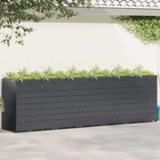 Úložný box na 6 popelnic Antracit 408 x 77,5 x 121,5 cm 3394747