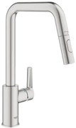 Grohe Start 2021 dřezová baterie s vytahovací sprškou, 2 proudy supersteel 30631dc0 G30631DC0