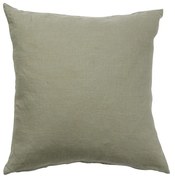 Lněný povlak na polštář Linn green 50x50, Klippan Švédsko Zelená
