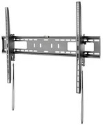 Startech.com tv wall mount supports 60-100 inch vesa displays (165lb/75kg), heavy duty tilting universal tv wall mount, adjustable mounting bracket for large flat screens, low profile - slim tv wall mount (fpwtltb1) - držák - pro televize - plast, ocel