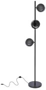 Candellux Stojací lampa KAMA 3xG9/28W/230V černá/kouřová černá 53-44136