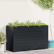 Úložný box na 3 popelnice Černá 204 x 77,5 x 121,5 cm 3394739