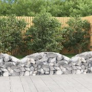 Klenutý gabionový koš 150 x 30 x 40/60 cm pozinkované železo 153442