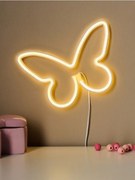 Sinsay - LED lampa ve tvaru motýla - bílá