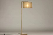 Stojací designová lampa Pallas Gold and Taupe
