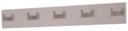 Taupe kovový nástěnný věšák 70 cm Leatherman – Spinder Design