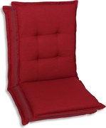 Go-De Textil Sada zahradních podsedáků Uni (střední opěrka, 2 kusy, třešňová červená)