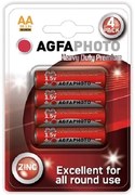 AgfaPhoto Zinková baterie 1,5V R6/AA, 4ks blistr
