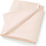 Béžové prostěradlo z bavlněného saténu 230x260 cm Cotton Sateen – Bianca