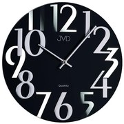 Luxusní moderní zrcadlové nástěnné hodiny JVD design HT101.2