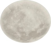 Světle šedé LED dětské stropní svítidlo se stínidlem z akrylového skla ø 40 cm Lunar – Trio
