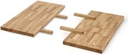 Nástavba desky pro stůl Apex+Radus, 85 x 40 cm, masivní dub