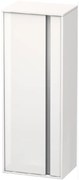 Duravit Ketho - Skříňka vysoká 132x50x36 cm, levá, lesklá bílá KT1267L2222