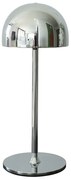 LED stolní lampa na dálkové ovládání ve stříbrné barvě s kovovým stínidlem (výška 30 cm) Tim – Sirius