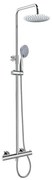 Mereo Sprchový program - Sprchový set s termostatem, průměr 20 cm, 3 proudy, chrom CB60104TSC