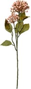 Dekorace světle růžová umělá květina poupata hortenzie - 8*7*53 cm