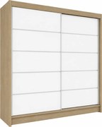 FALCO Skříň Taisa IV 180 cm dub sonoma/bílá