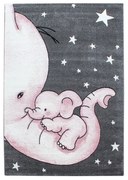 Růžovo-šedý dětský koberec 160x230 cm Kids – Ayyildiz Carpets