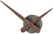 Designové nástěnné hodiny Nomon Axioma Graphite Walnut mini 37cm