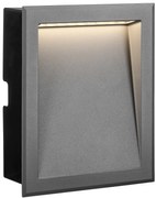 Trinity LILX0014 Venkovní zápustné svítidlo Fano Medium LED 8,4W 3000K, antracit, rozměr 19,3x23,8cm, IP65
